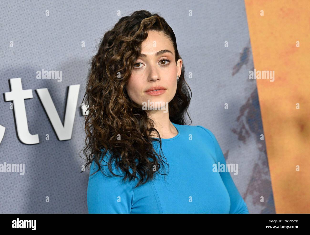 Emmy Rossum attends the Apple TV+ limited series premiere of "The ...