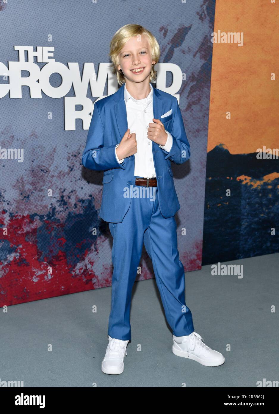 Thomas Parobek attends the Apple TV+ limited series premiere of "The ...