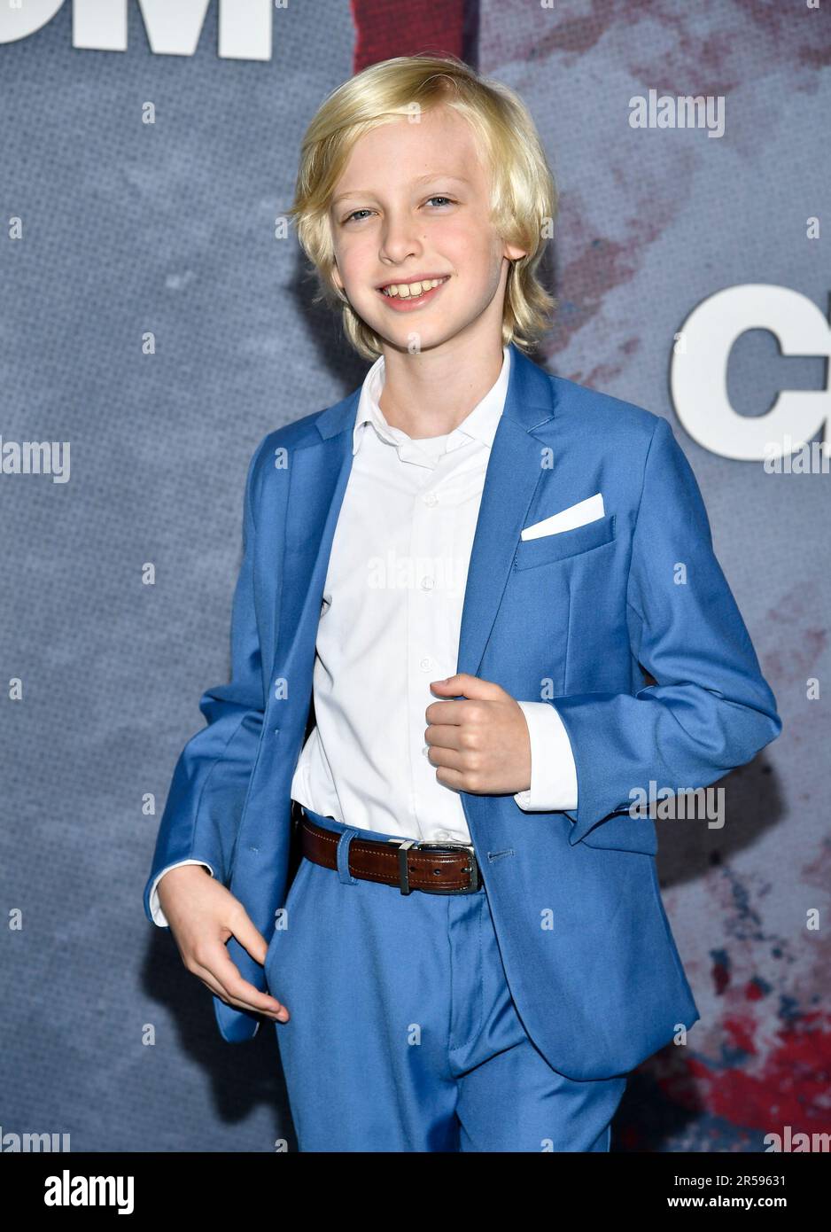 Thomas Parobek attends the Apple TV+ limited series premiere of "The ...