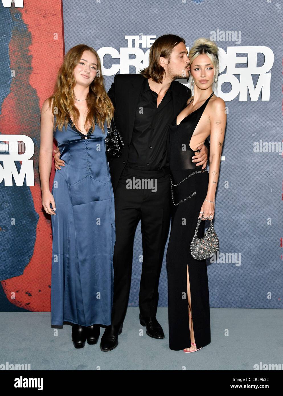 Piper Lamson, left, Henry Eikenberry and Delilah Hamlin attends the ...
