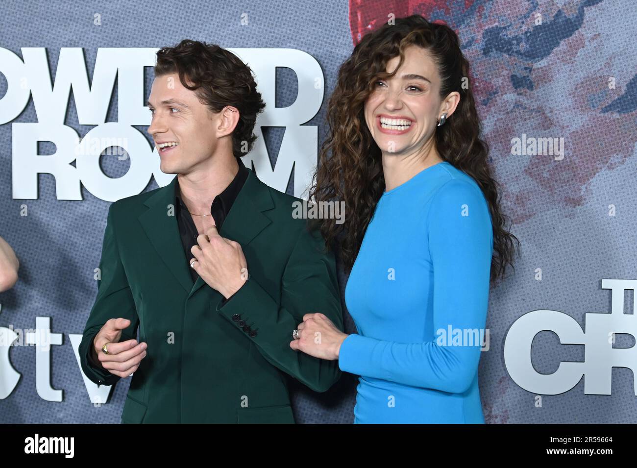 New York, USA. 01st June, 2023. (L-R) Tom Holland and Emmy Rossum ...