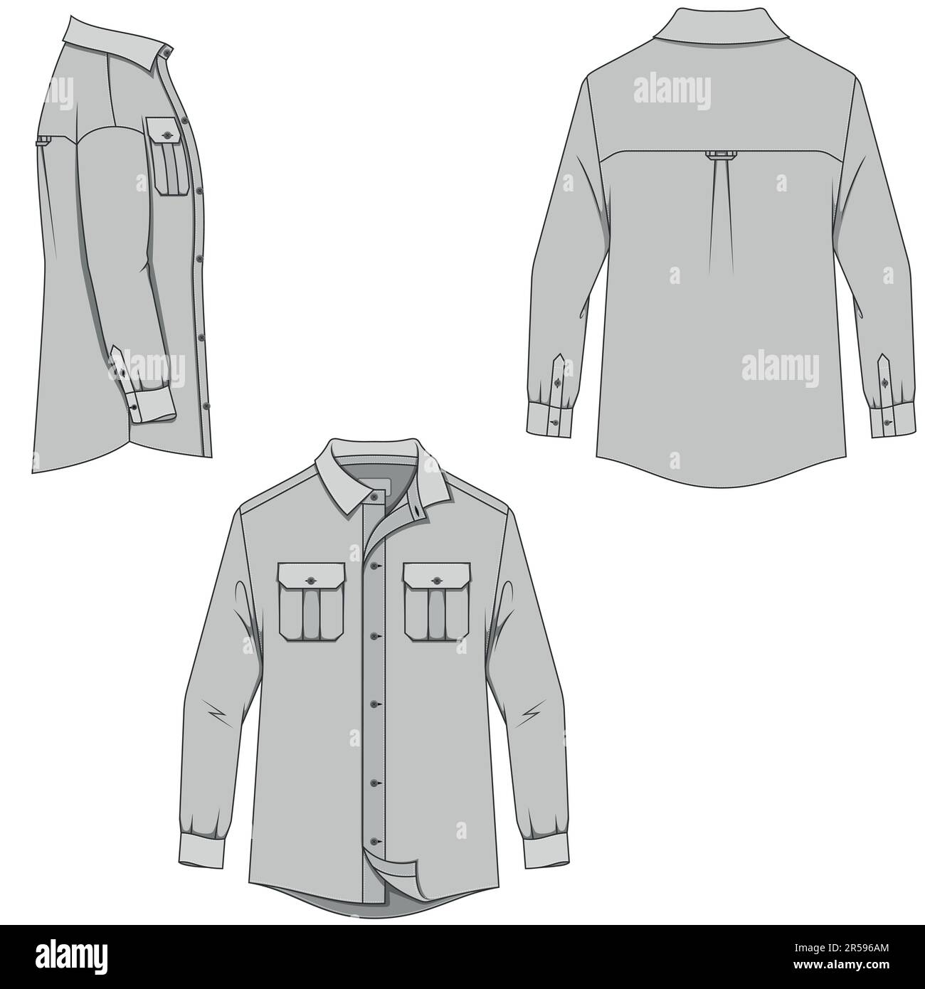 Shirt mockup Stock Vector Images - Alamy