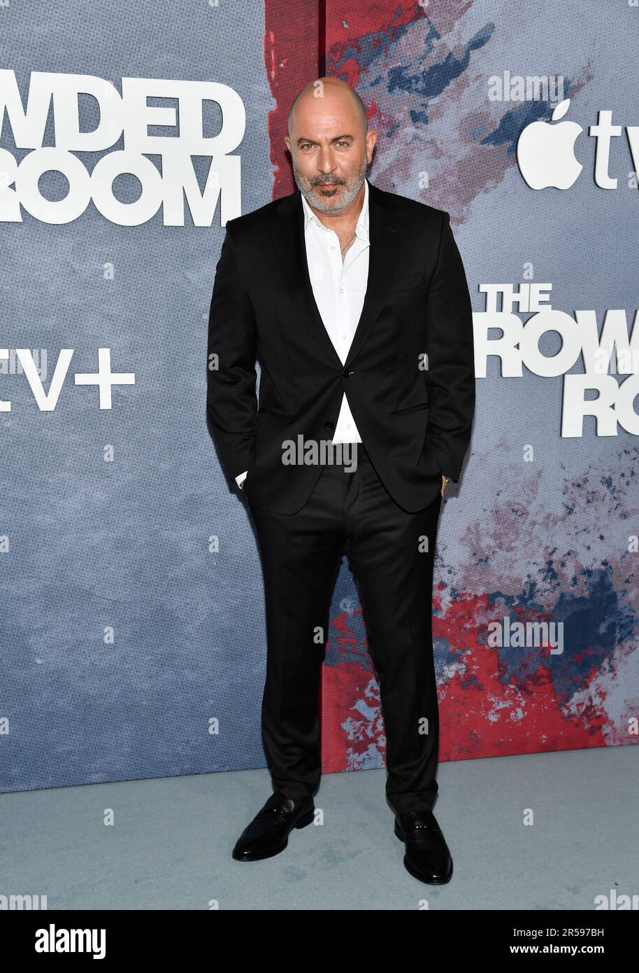 Lior Raz attends the Apple TV+ limited series premiere of "The Crowded ...
