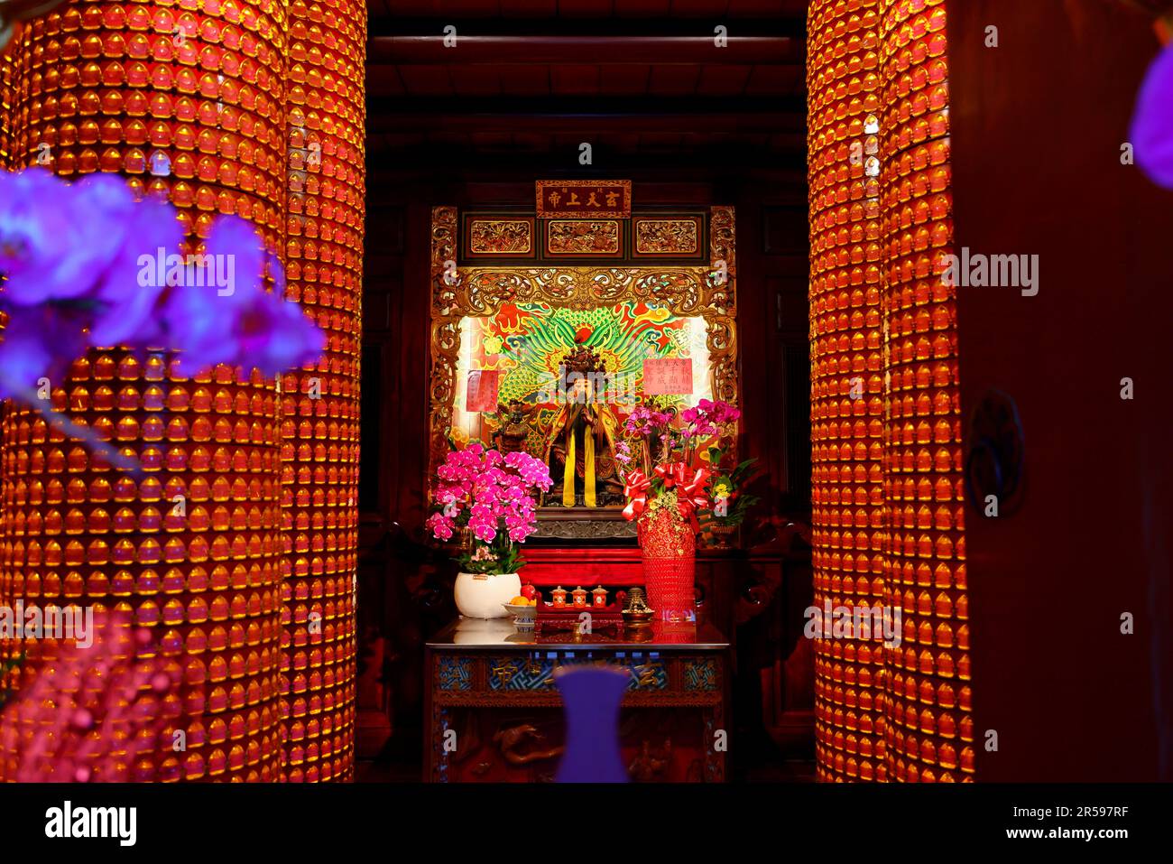 The Da Longdong Baoan Temple completed in 1831 dedicated to Bao Sheng ...