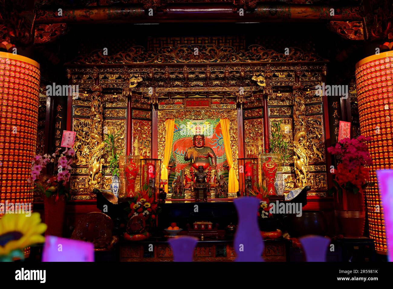 The Da Longdong Baoan Temple completed in 1831 dedicated to Bao Sheng ...