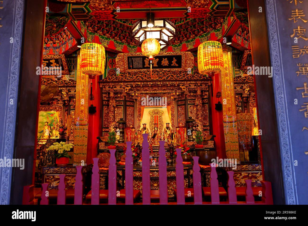 The Da Longdong Baoan Temple completed in 1831 dedicated to Bao Sheng ...