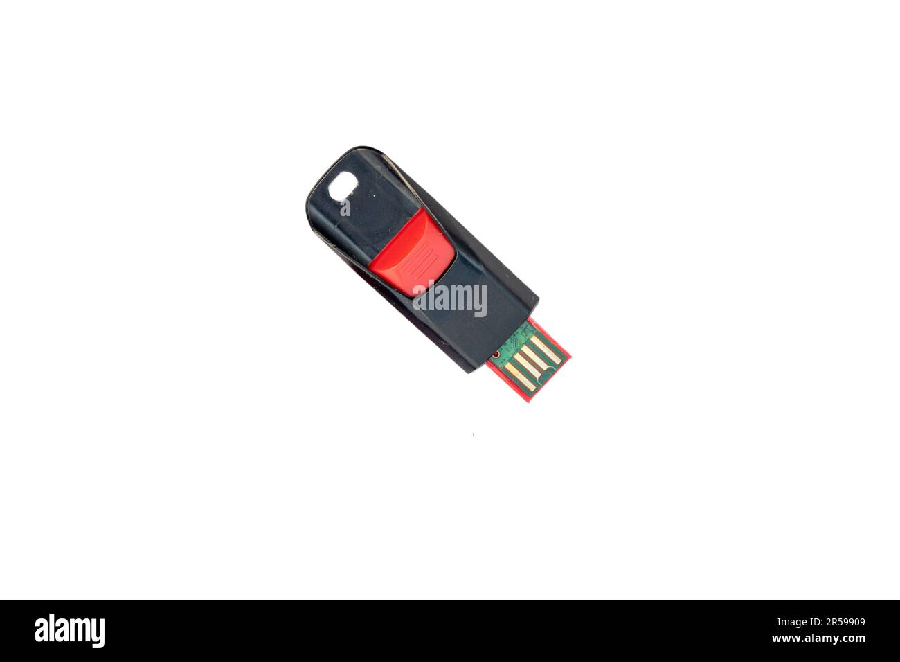 USB flash drive isolated on white background Stock Photo - Alamy