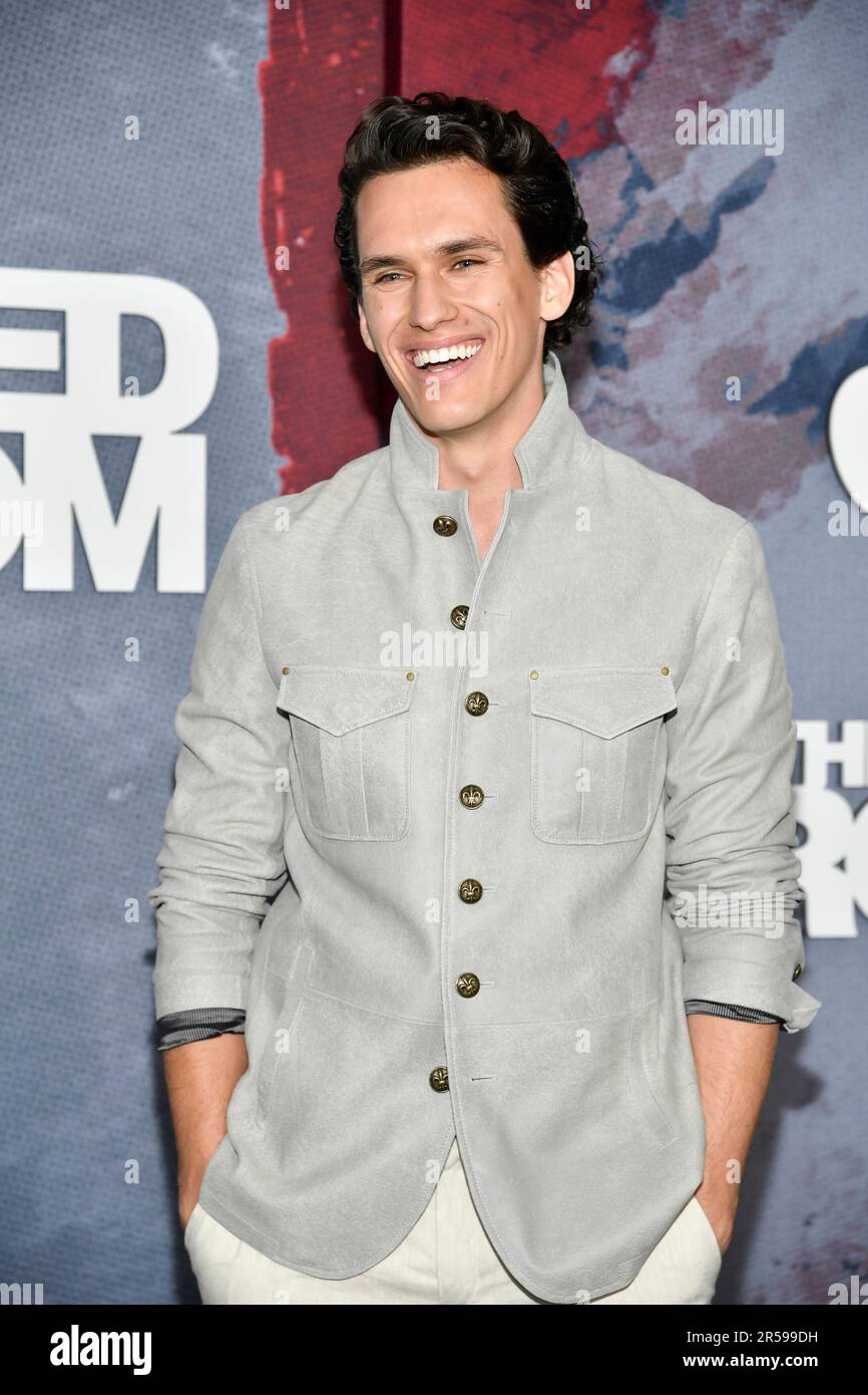 Sam Vartholomeos attends the Apple TV+ limited series premiere of "The ...