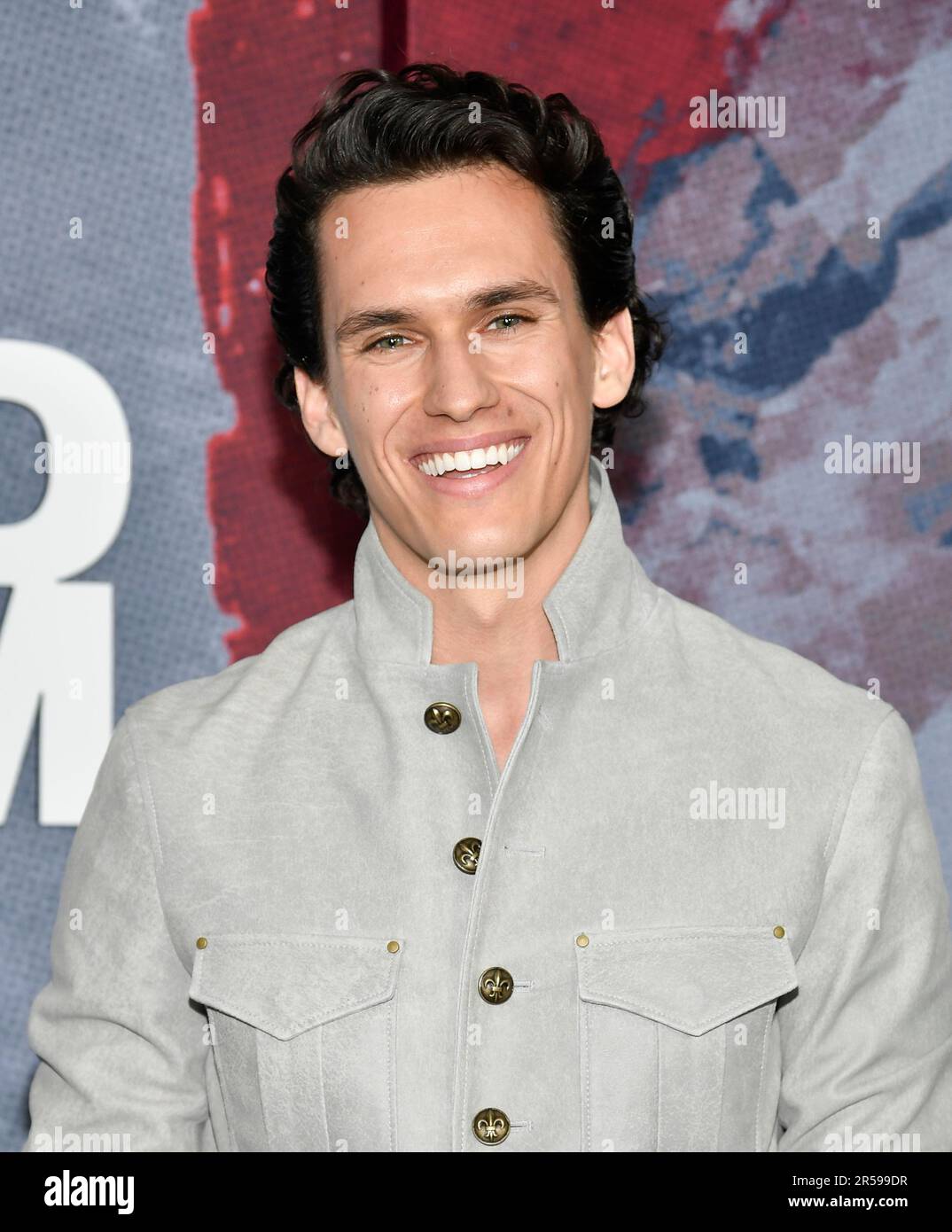 Sam Vartholomeos attends the Apple TV+ limited series premiere of "The ...