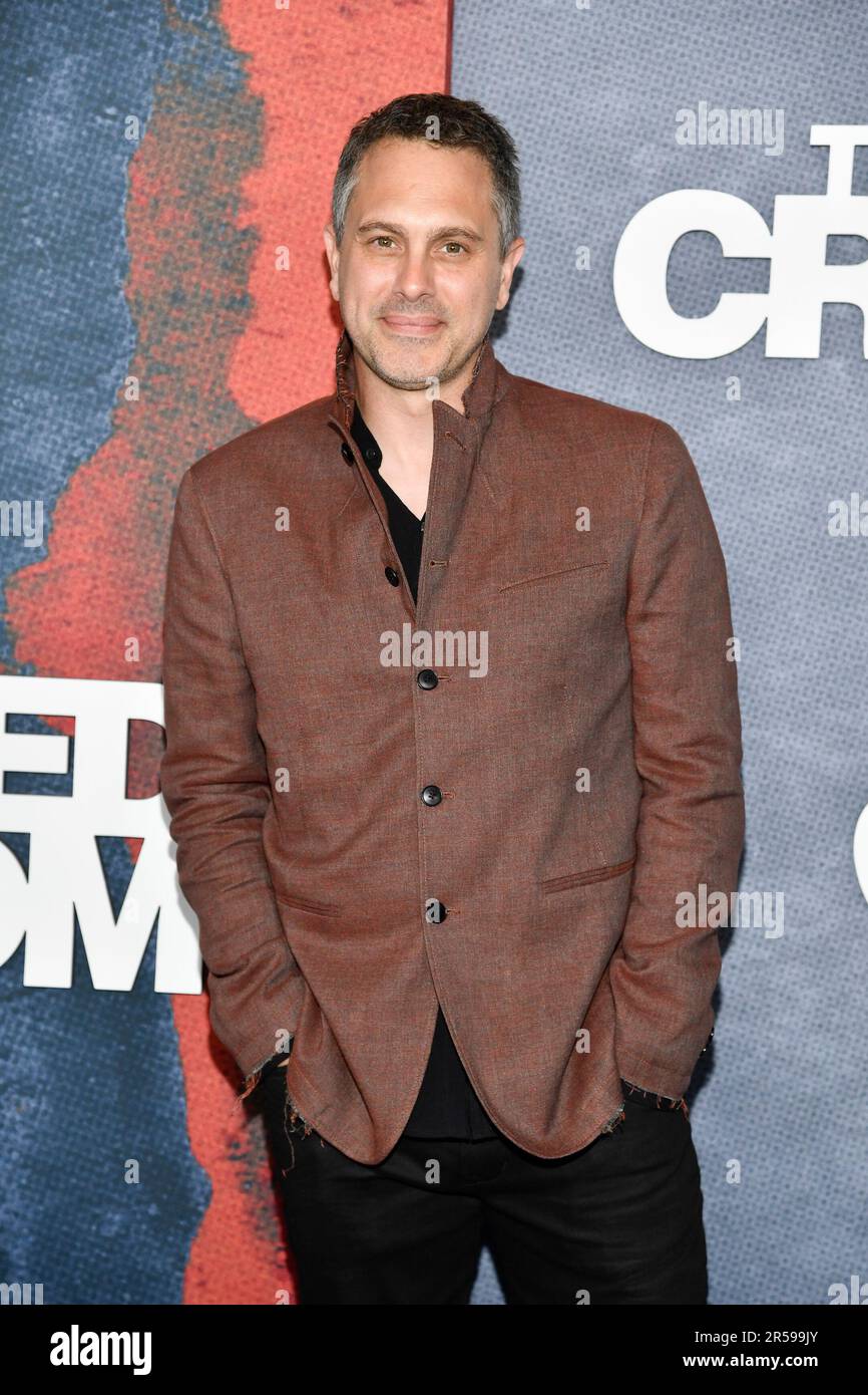 Thomas Sadoski attends the Apple TV+ limited series premiere of "The Crowded Room" at the Museum ...