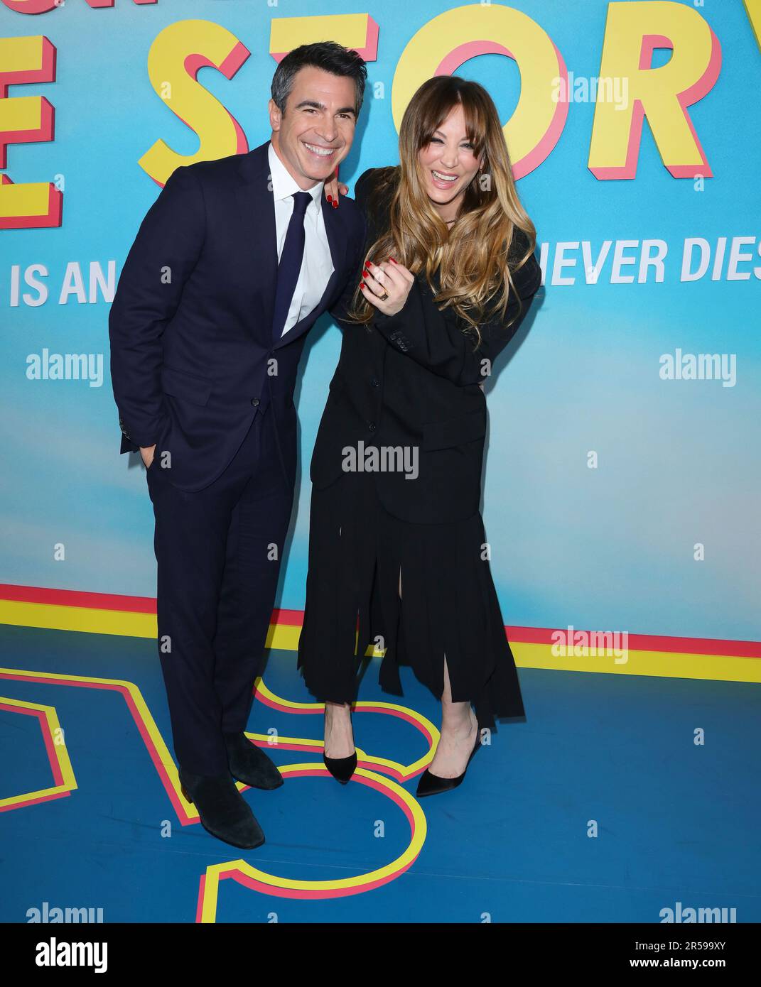 Los Angeles, USA. 01st June, 2023. Chris Messina, Kaley Cuoco arrives ...