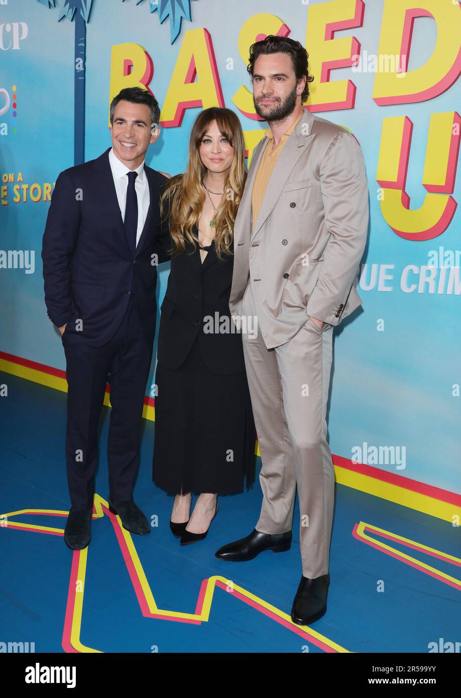 Los Angeles Usa 01st June 2023 Chris Messina Kaley Cuoco Tom