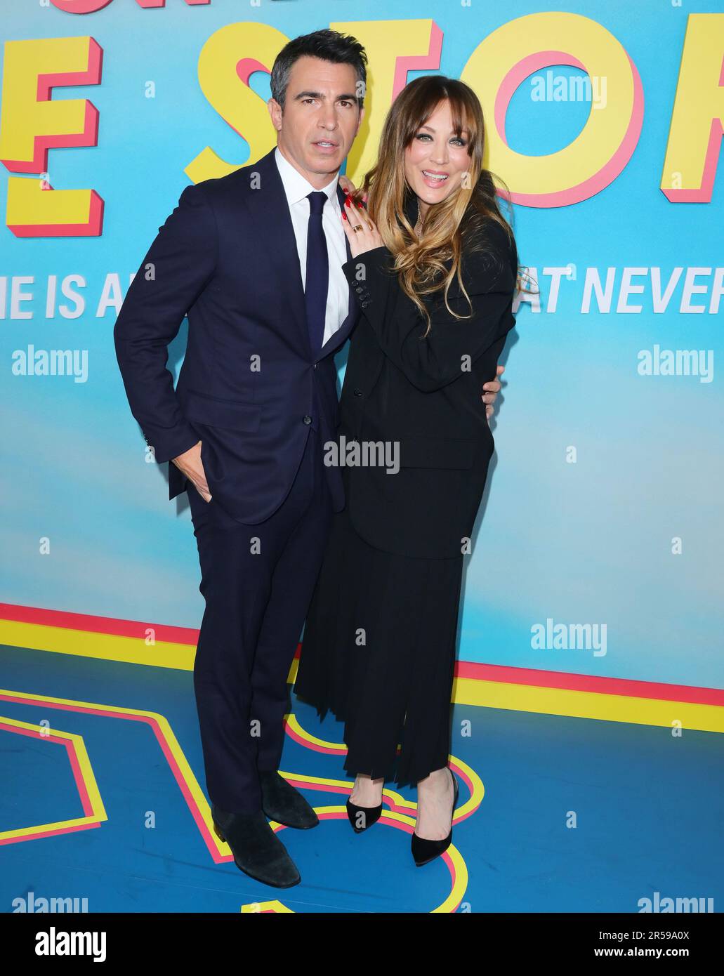 Los Angeles, USA. 01st June, 2023. Chris Messina, Kaley Cuoco arrives ...