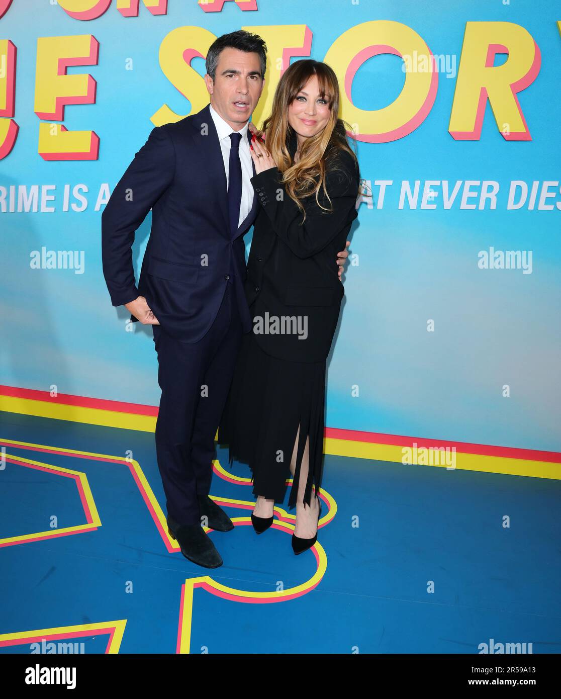 Los Angeles, USA. 01st June, 2023. Chris Messina, Kaley Cuoco arrives ...