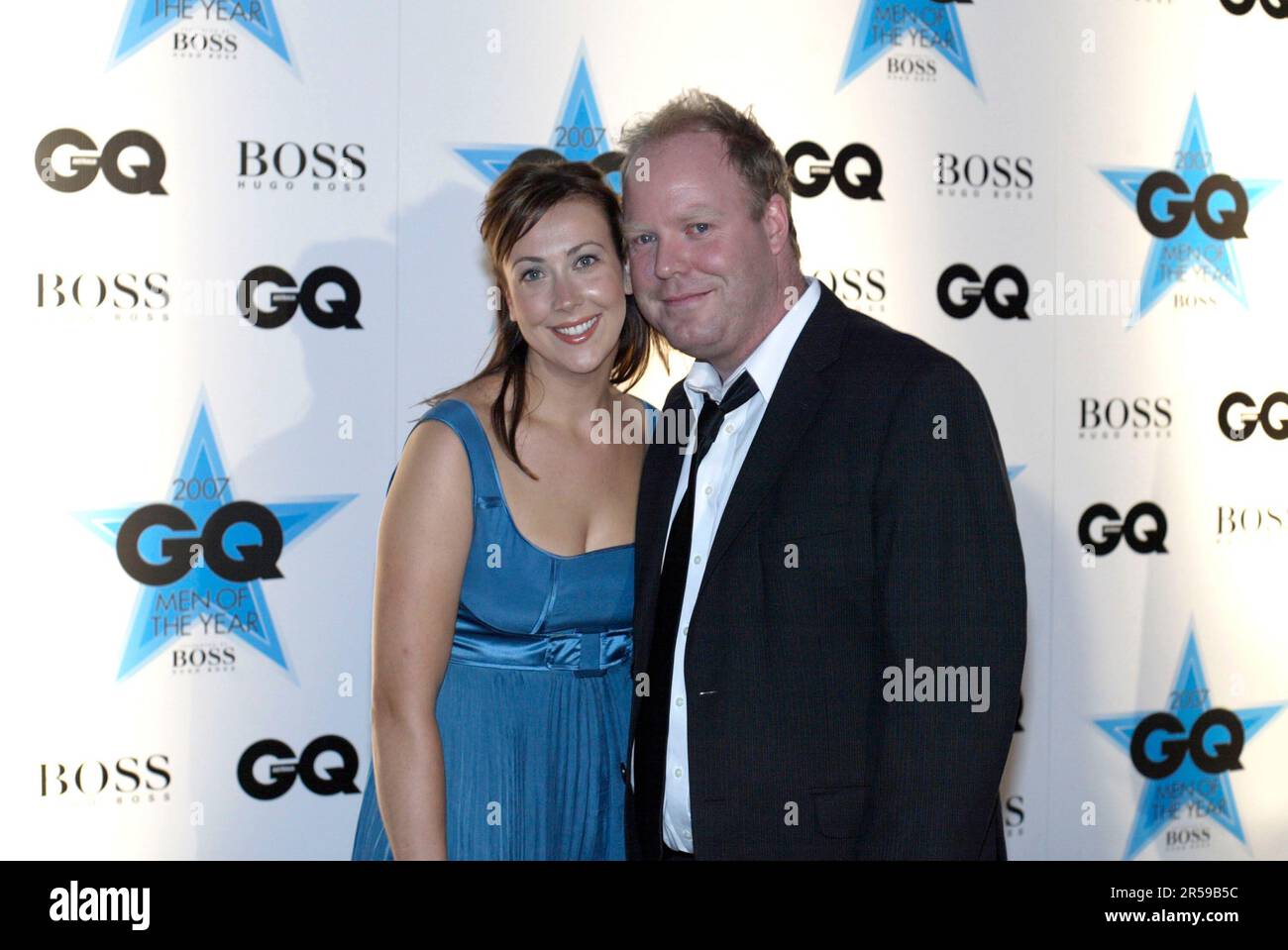 Peter Helliar and Bridget Helliar GQ Magazine’s Men of the Year Awards ...