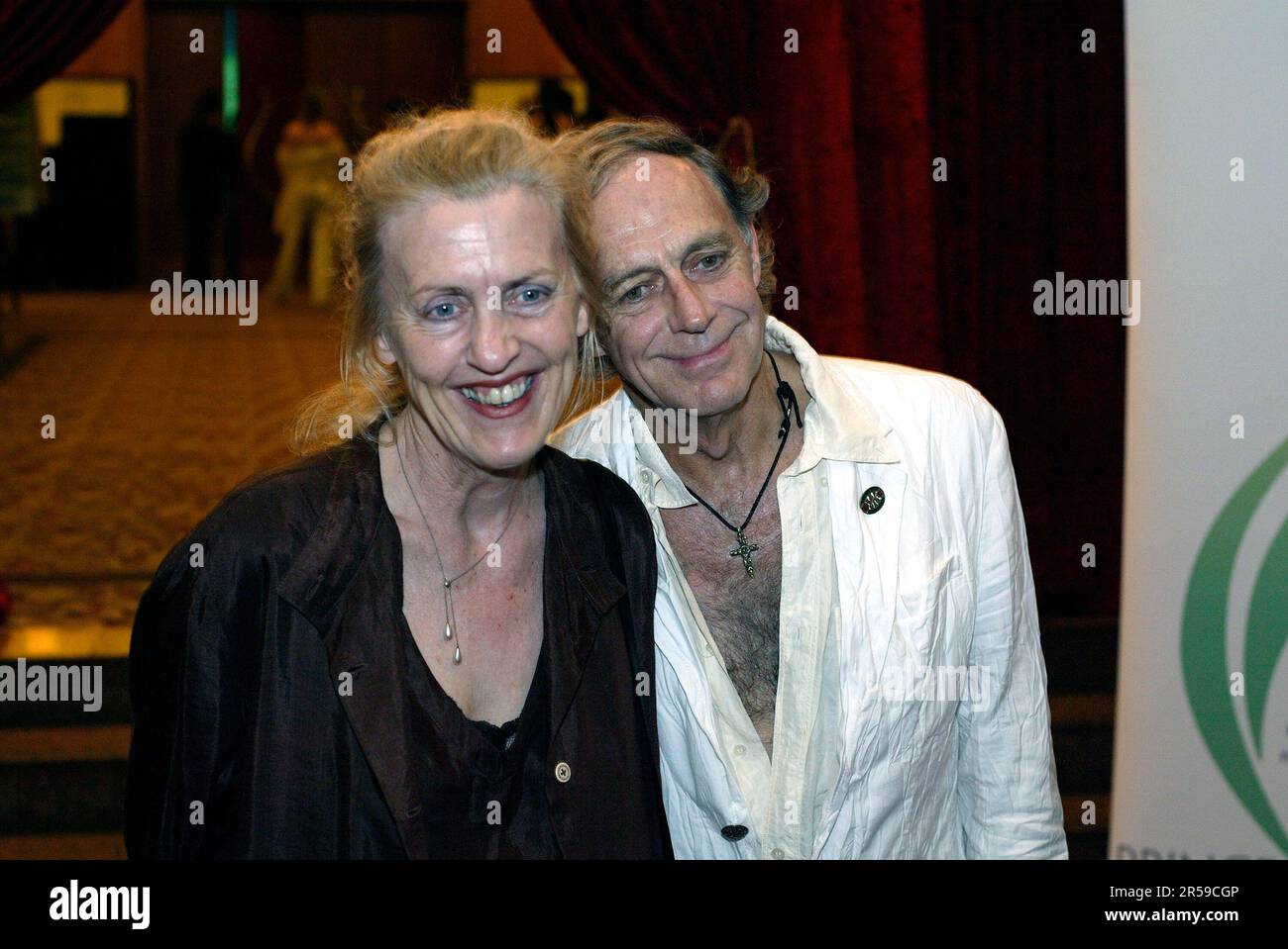 Barry Otto and Lindsay Otto at the Hollywood Nights charity dinner in ...