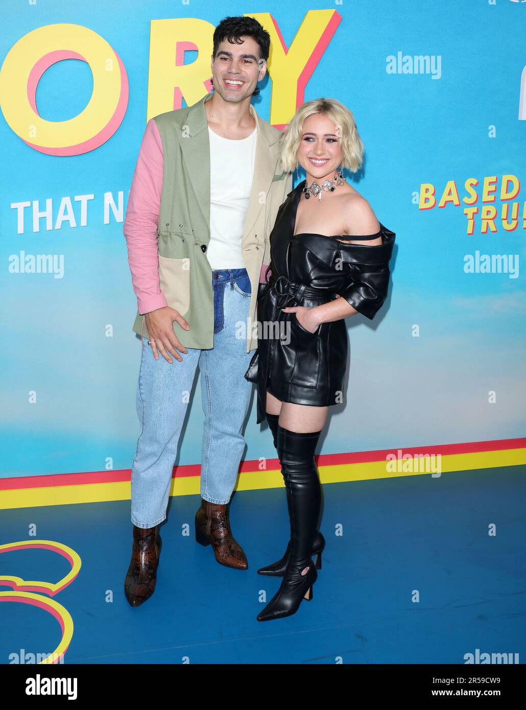 Sebastian Quinn, Lizze Broadway arrives at Based On A True Story Red ...