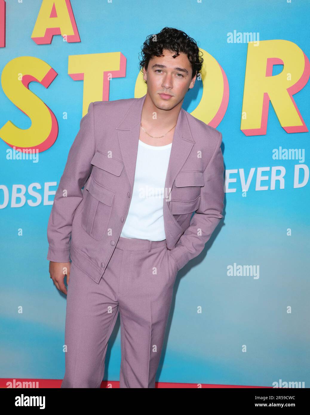 Belmont Cameli arrives at Based On A True Story Red Carpet Premiere ...