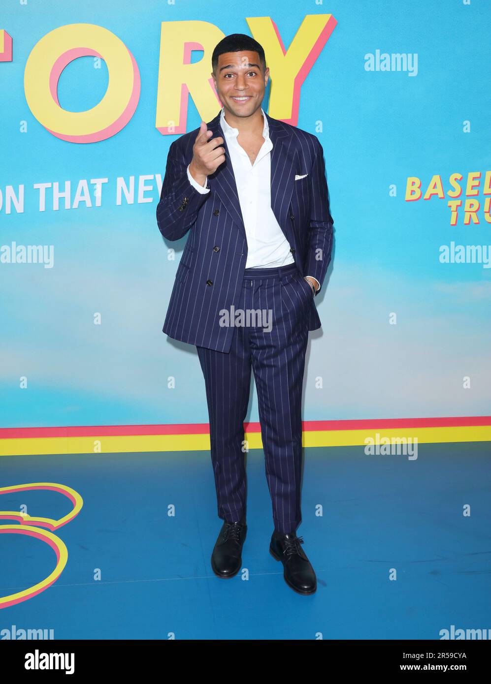 Los Angeles, USA. 01st June, 2023. Alex Alomar Akpoborne arrives at ...
