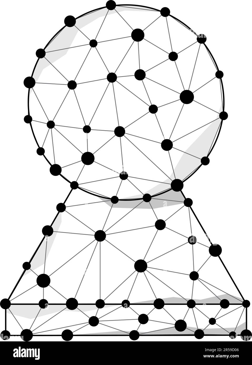 Low polygon human figure hi-res stock photography and images - Alamy