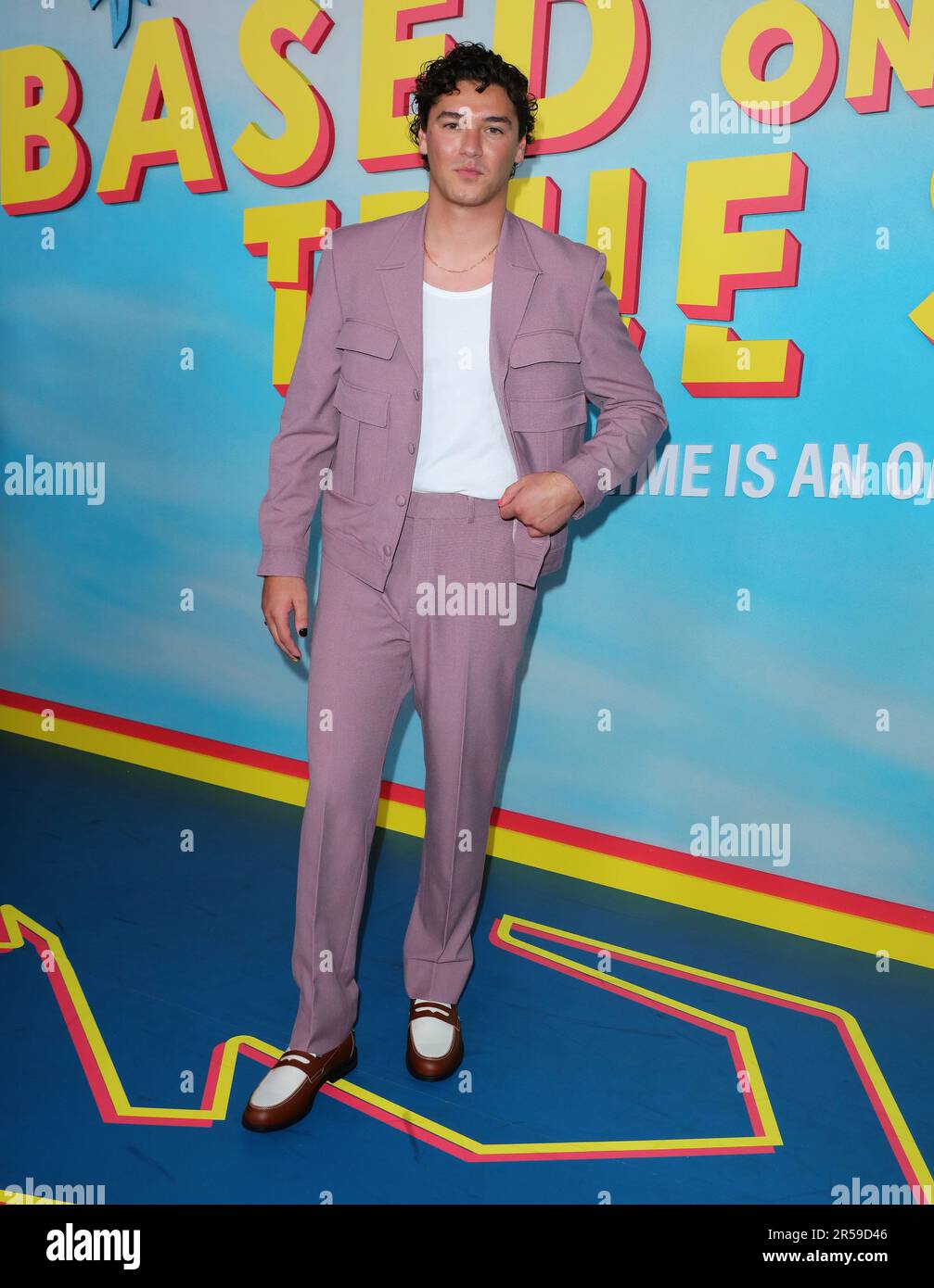 Los Angeles, USA. 01st June, 2023. Belmont Cameli arrives at Based On A ...