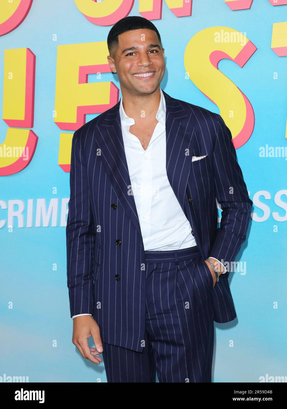 Los Angeles, USA. 01st June, 2023. Alex Alomar Akpoborne arrives at ...