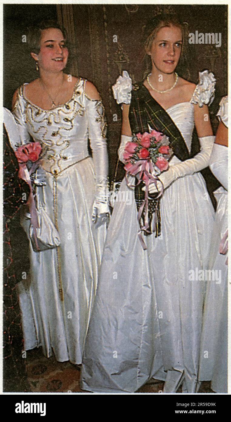 New York.Trente-cinquième bal des Débutantes.Mars 1990.Miss Ilona ...