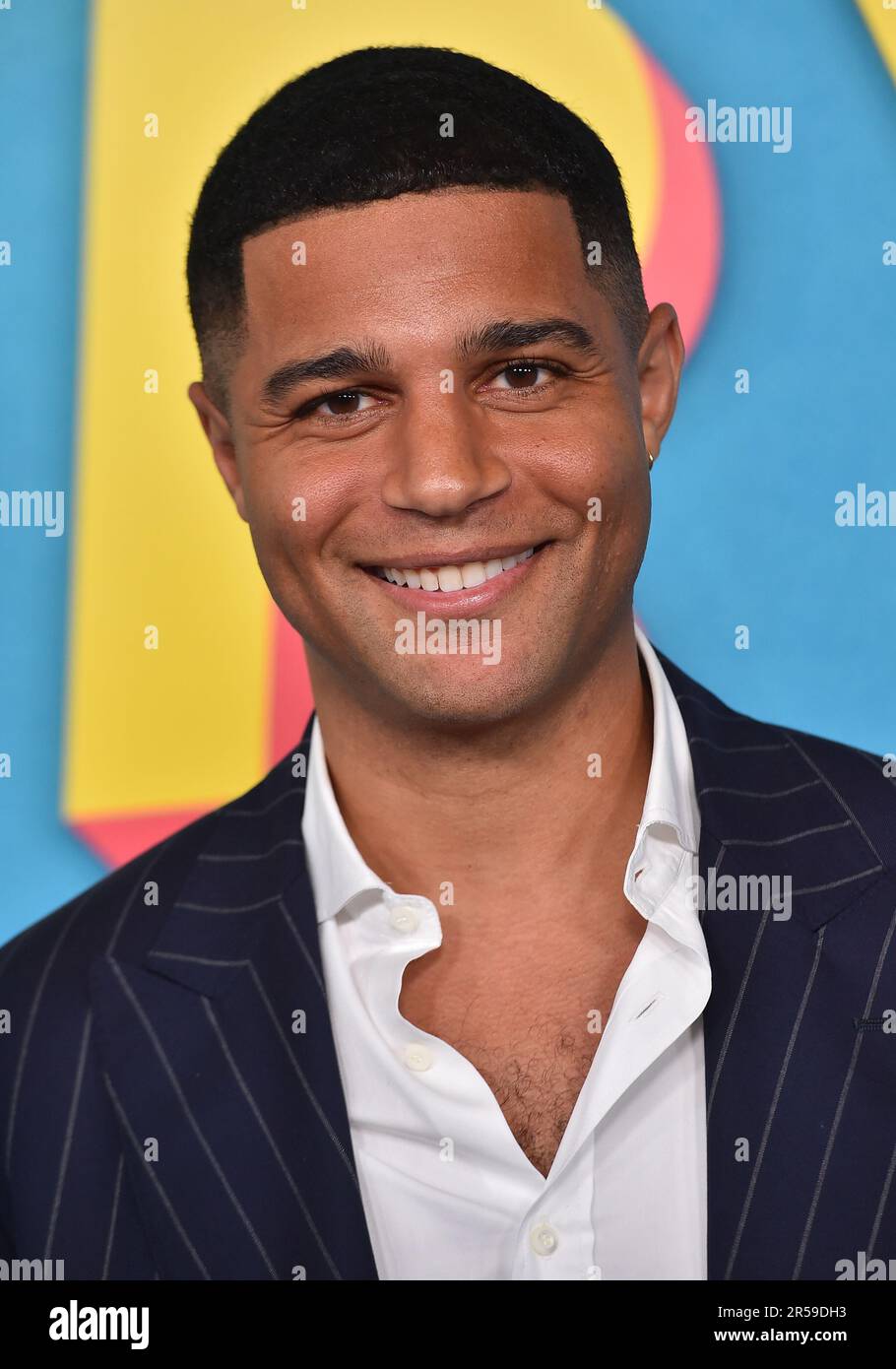 Alex Alomar Akpobome arrives at the Los Angeles premiere of "Based On A ...