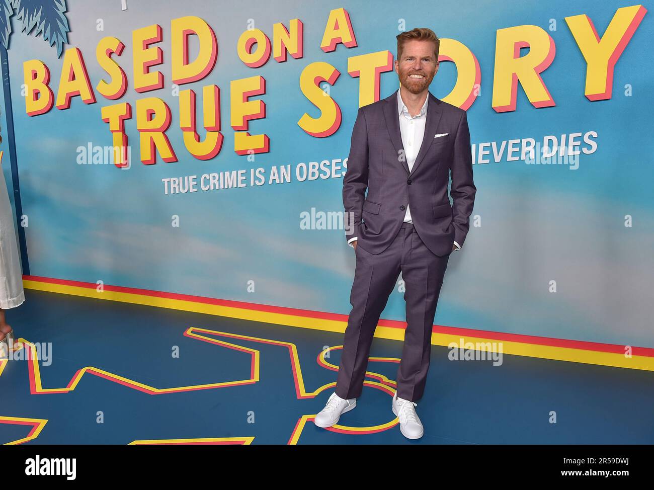 Alexander Buono arrives at the Los Angeles premiere of "Based On A True ...