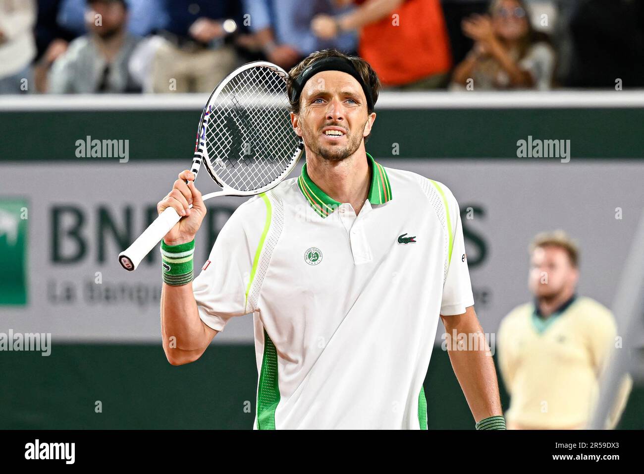Arthur Rinderknech during the French Open, Grand Slam tennis tournament ...