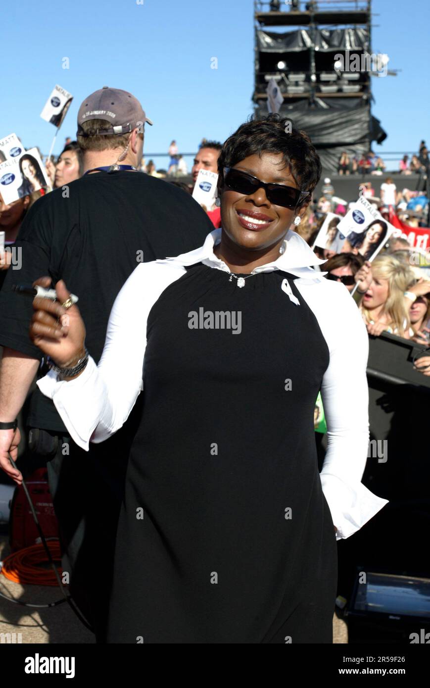 Marcia Hines The Australian Idol 2007 Grand Final held at Sydney Opera ...