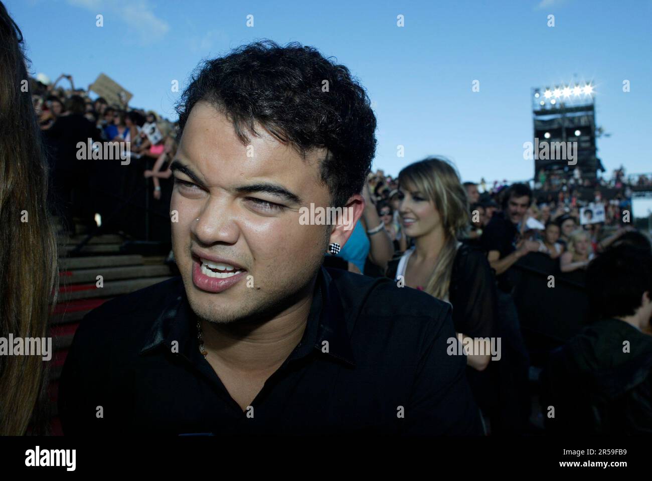 Guy Sebastien The Australian Idol 2007 Grand Final held at Sydney Opera ...
