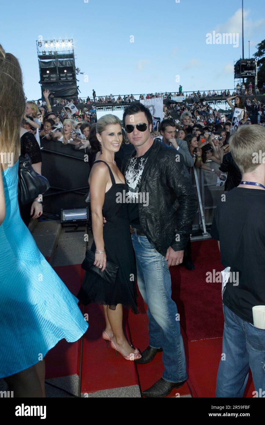Shannon Noll and Rochelle Ogsten The Australian Idol 2007 Grand Final ...