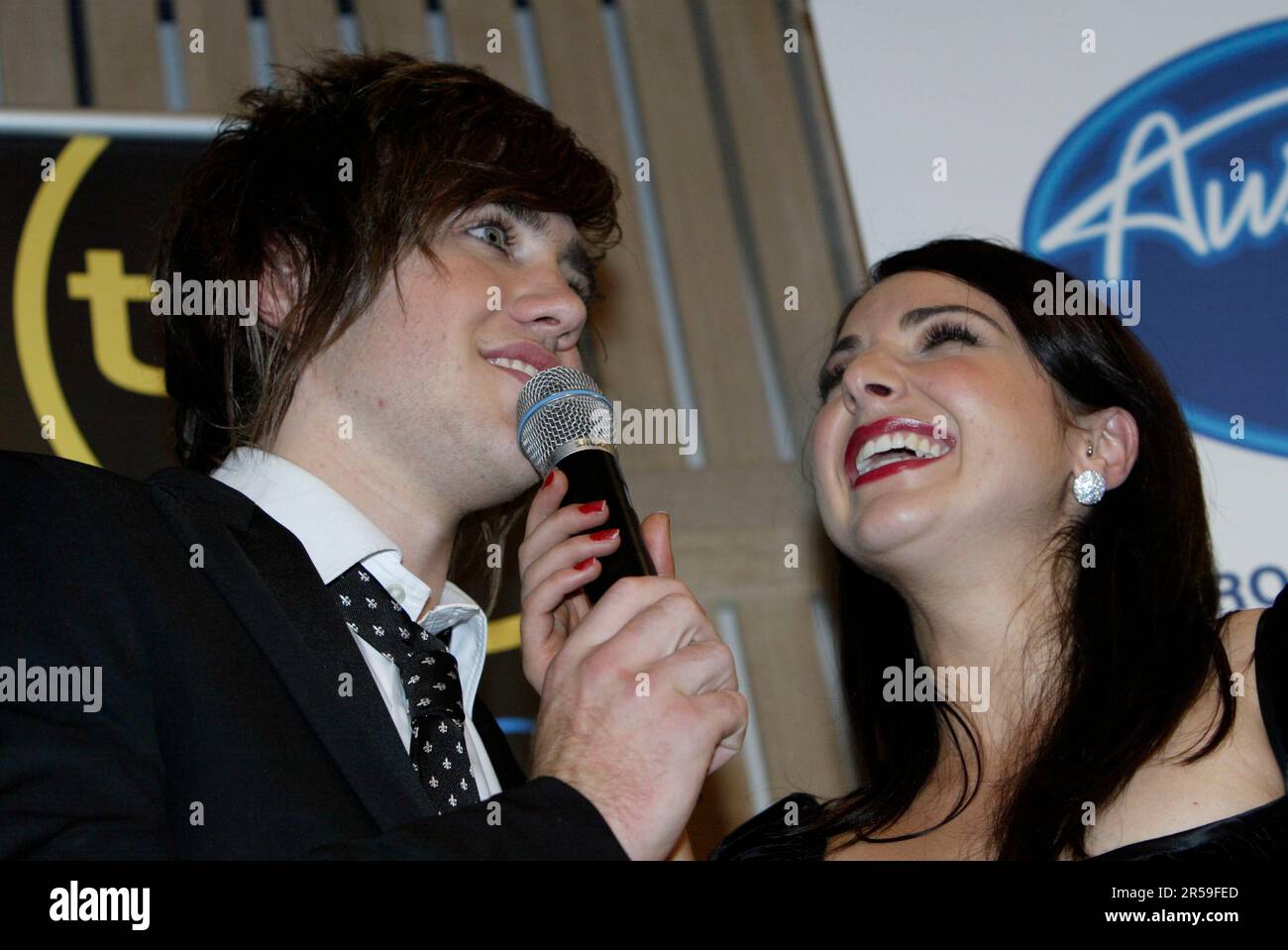 The Australian Idol 2007 Grand Final held at Sydney Opera House, where ...