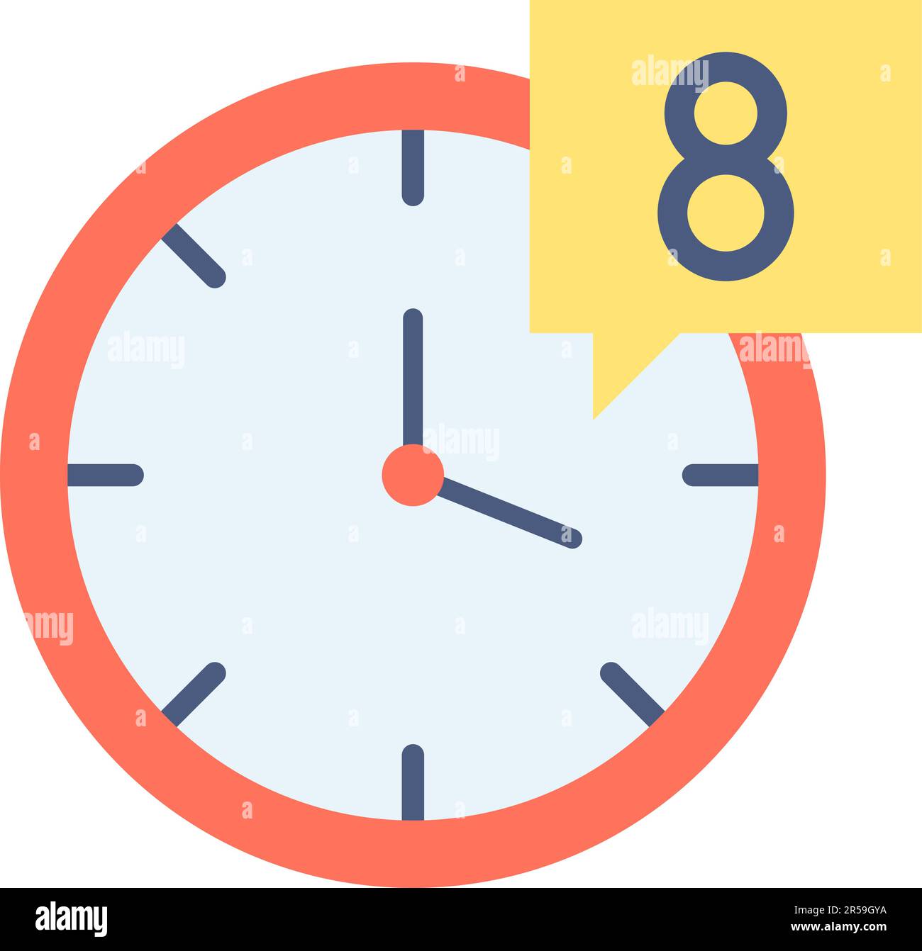 Working Hours icon vector image Stock Vector Image & Art - Alamy