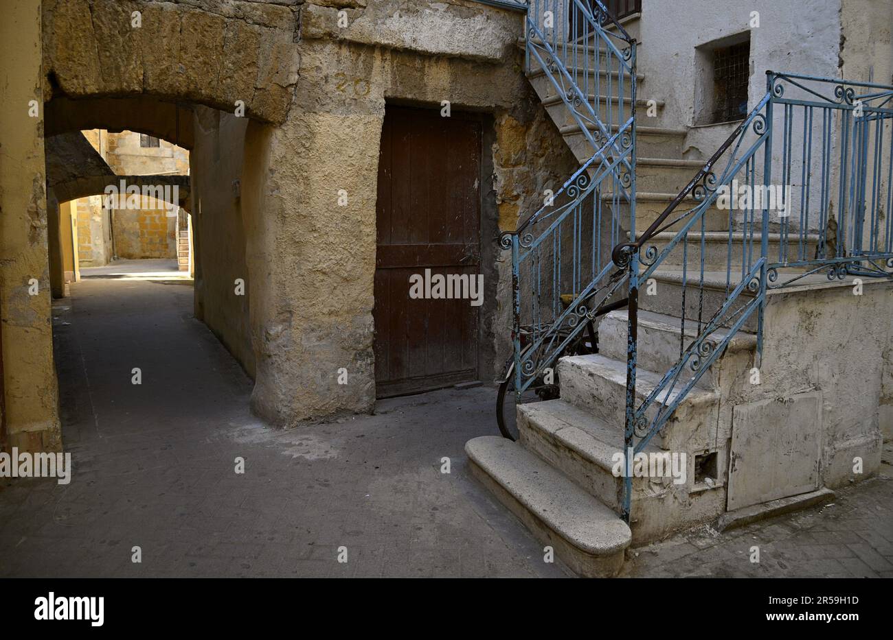 Typical Mazara house at the so-called Kasbah an Islamic urban ...