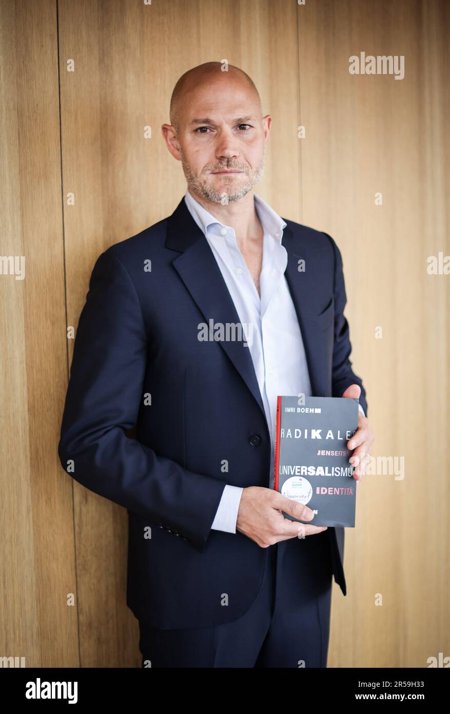 01 June 2023, Hamburg: Omri Boehm, author of the book nominated for the ...