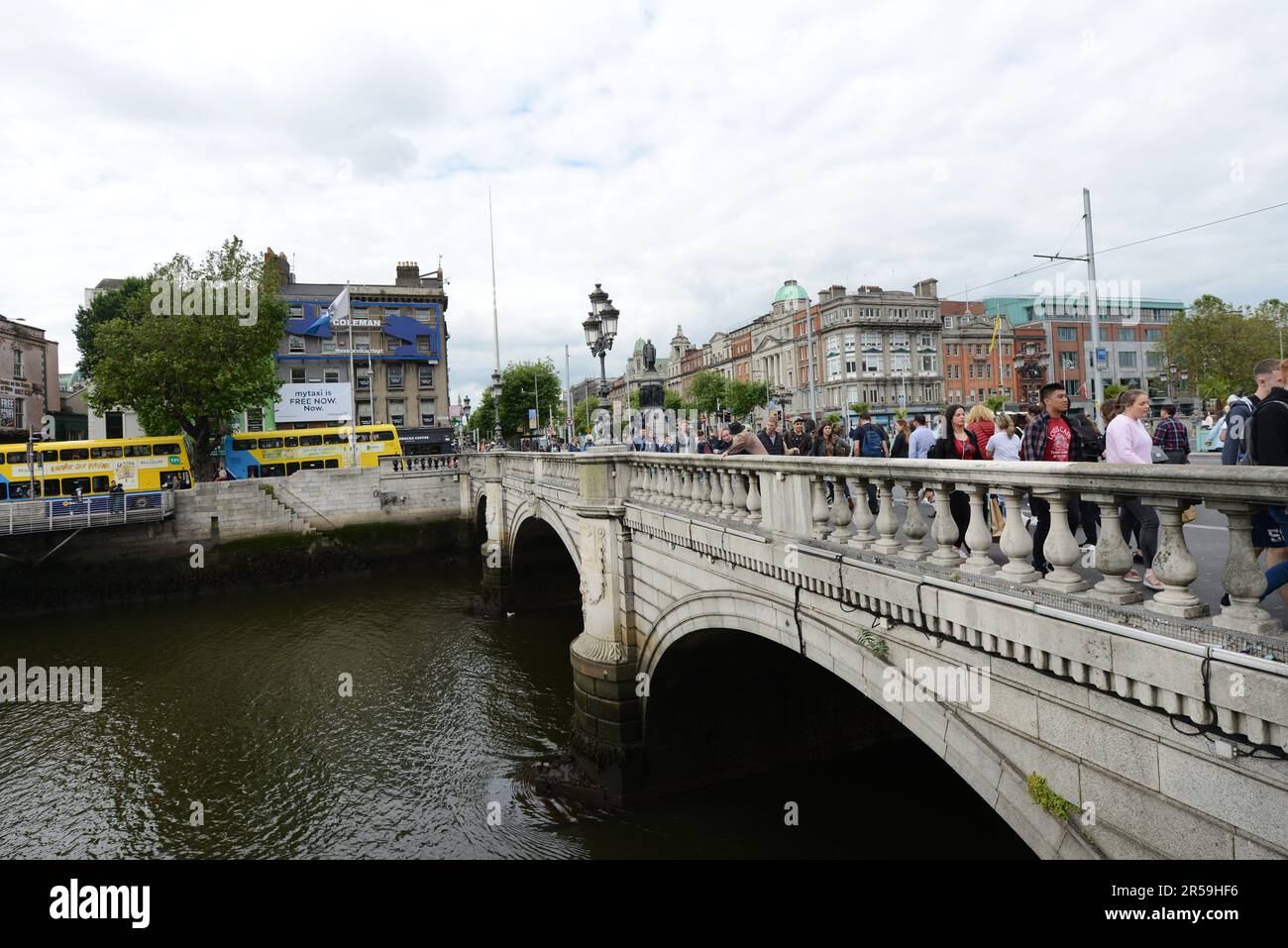 O'Connell Bridge in Dublin, Ireland Stock Photo - Alamy