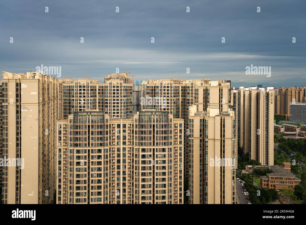 Building exterior architecture city life tower reflection hi-res stock ...