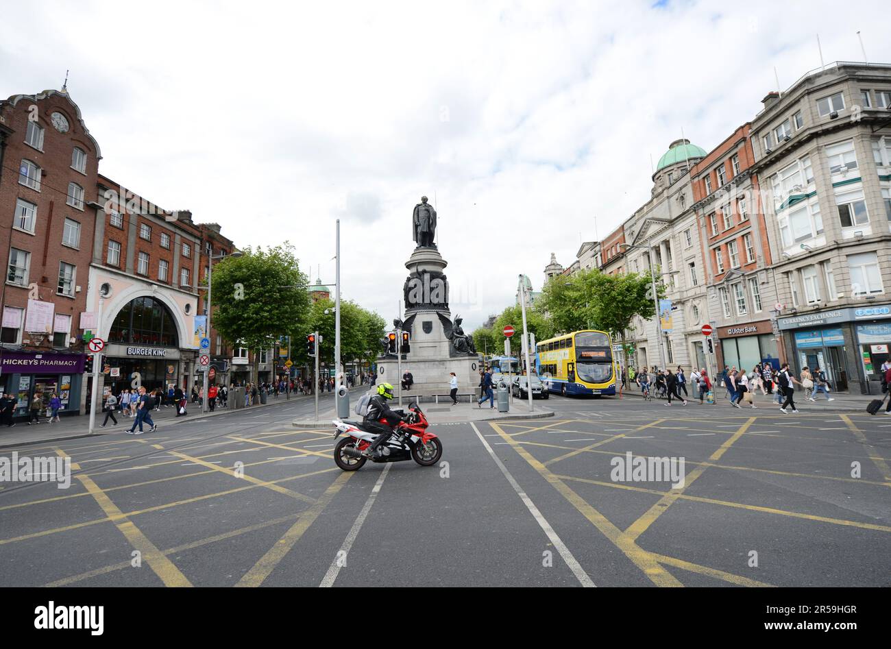 O'Connell Monument in Dublin, Ireland Stock Photo - Alamy