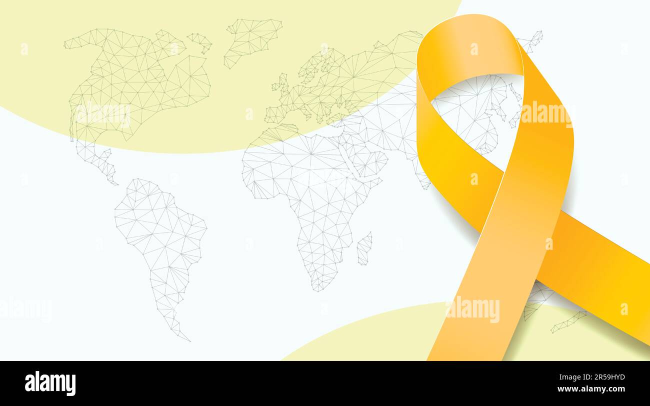 Yellow Cancer Ribbon Vector 50+ Drawing Of A Yellow Cancer Ribbon