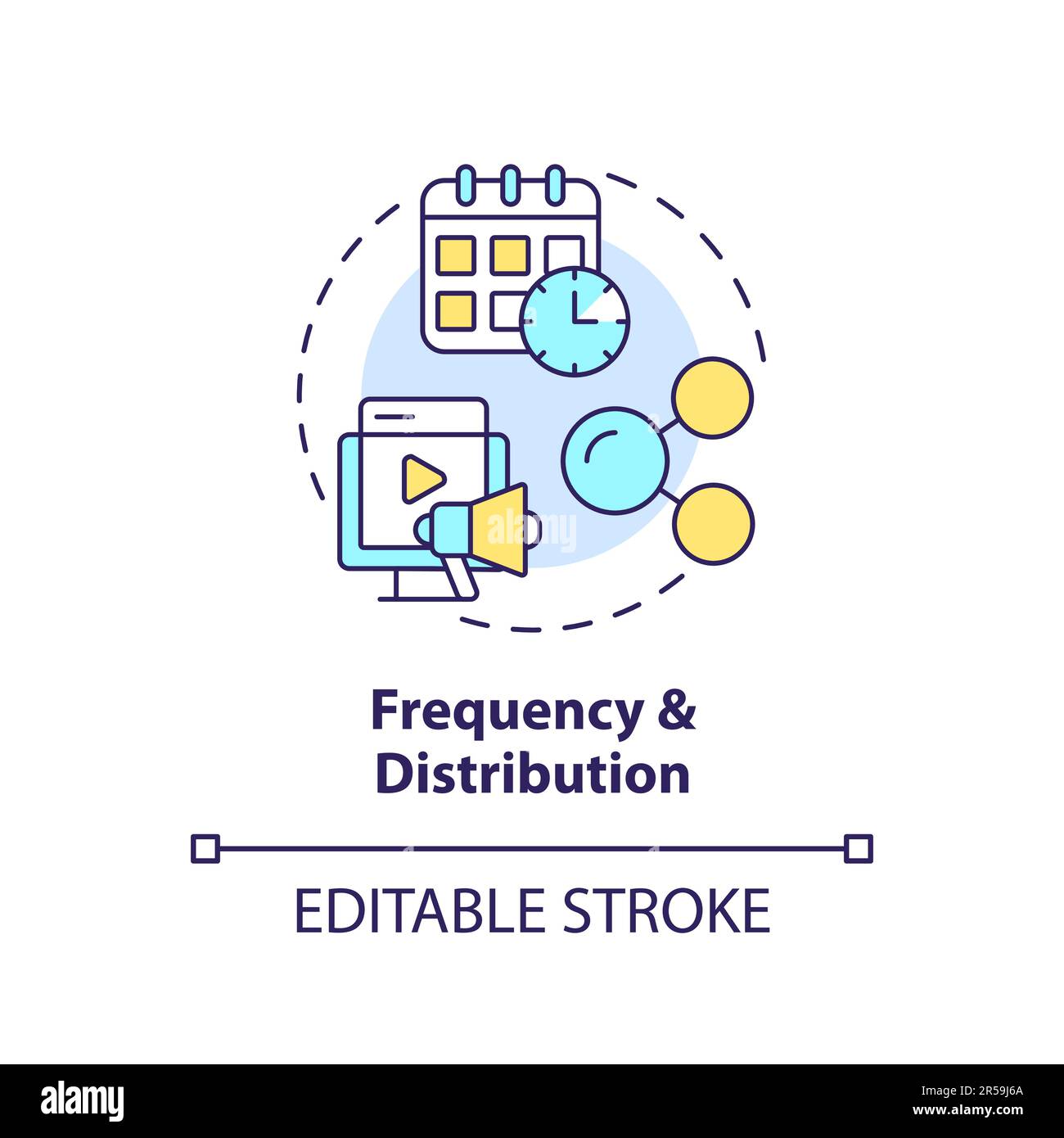 Frequency and distribution concept icon Stock Vector Image & Art - Alamy Frequency and distribution concept icon Stock Vector Image & Art - Alamy