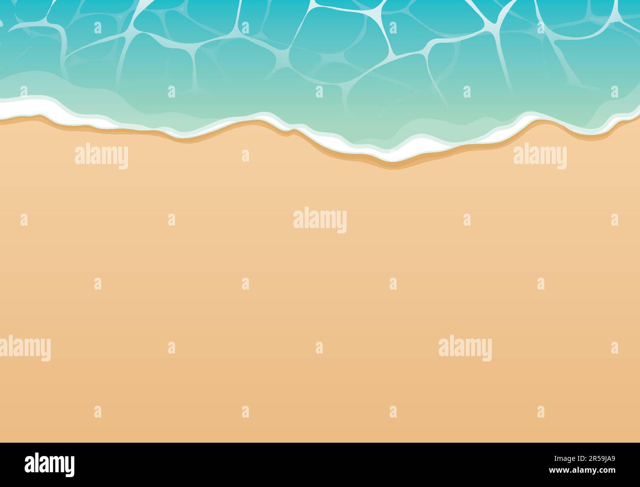 Beach top view Stock Vector Images - Alamy