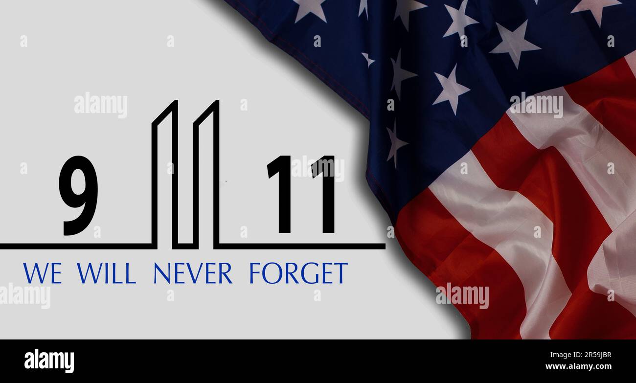 Never Forget the Fallen Patriot Day September 11 Stock Photo - Alamy