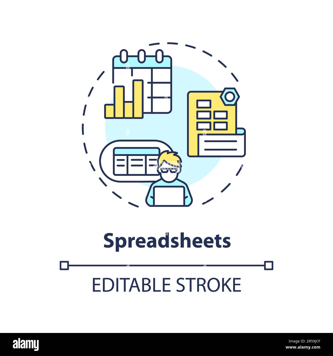 Accountant spreadsheets hi-res stock photography and images - Alamy