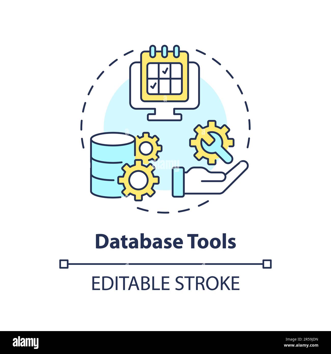Database management system image Cut Out Stock Images & Pictures - Alamy