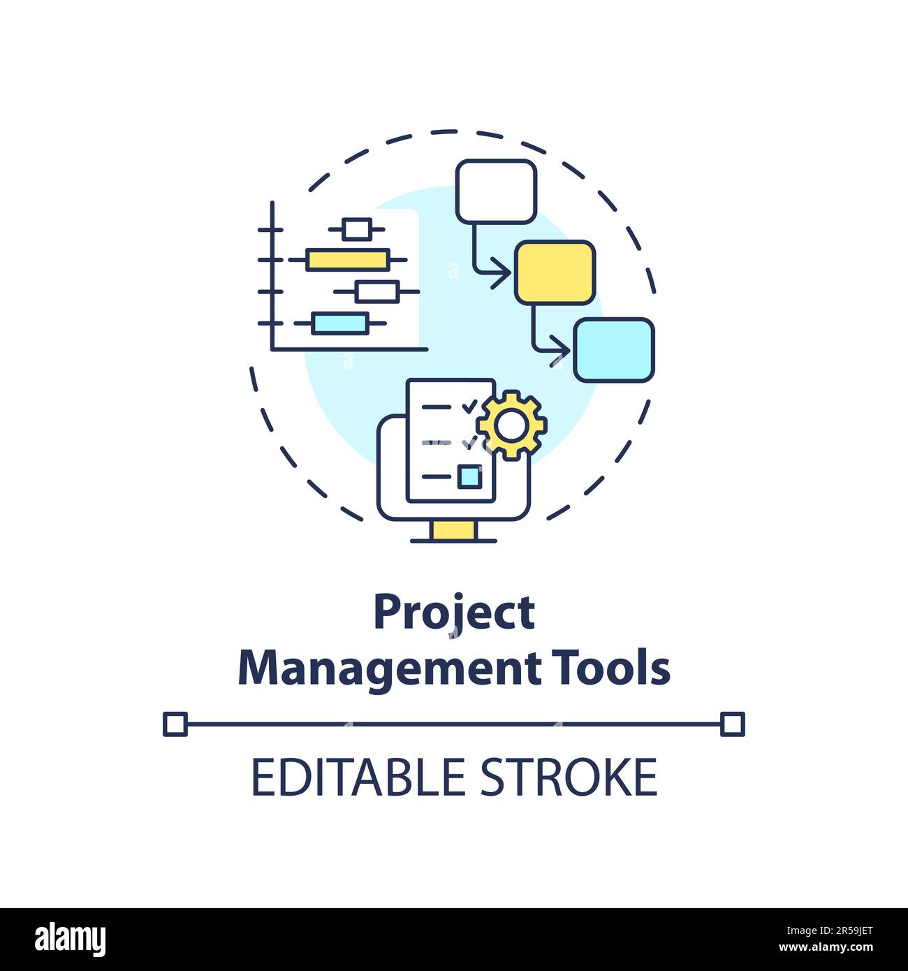 Project management tools gantt chart hi-res stock photography and ...