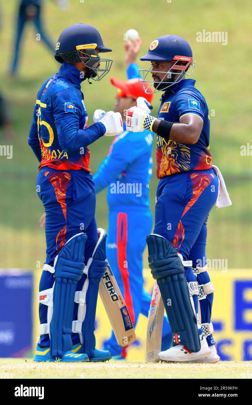 Hambantota, Sri Lanka. 02nd June 2023. Sri Lanka batsmen Dhananjaya de ...