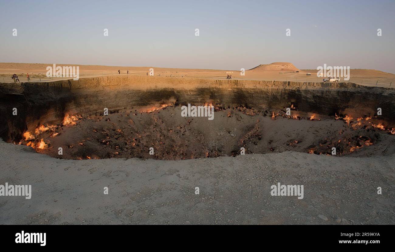 The gates of hell crater hi-res stock photography and images - Alamy