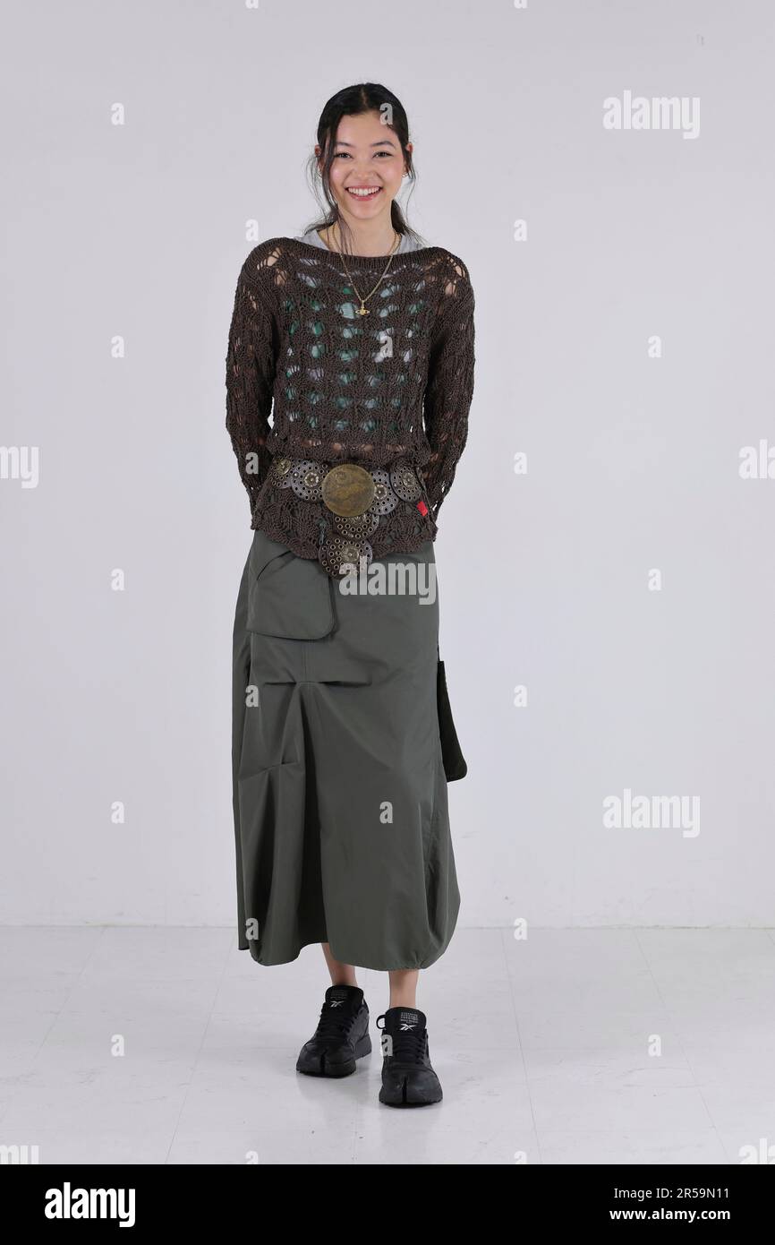 Mika Schneider, known as Mika, poses for a photograph in Minato Ward ...